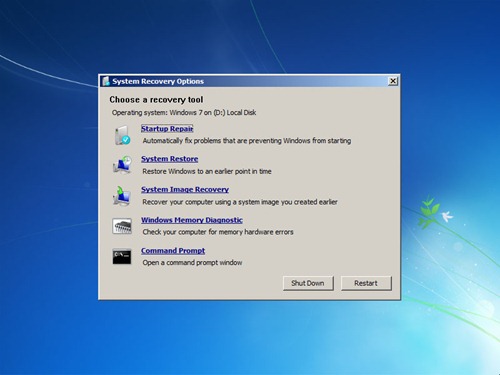 How to create and use a system repair disc in Windows 7